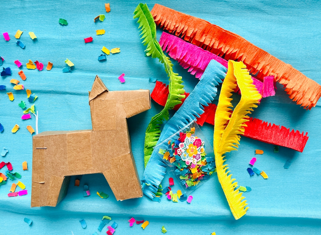 Handcrafted Mini Donkey Piñatas: Mexican-inspired DIY Wedding Favors ...