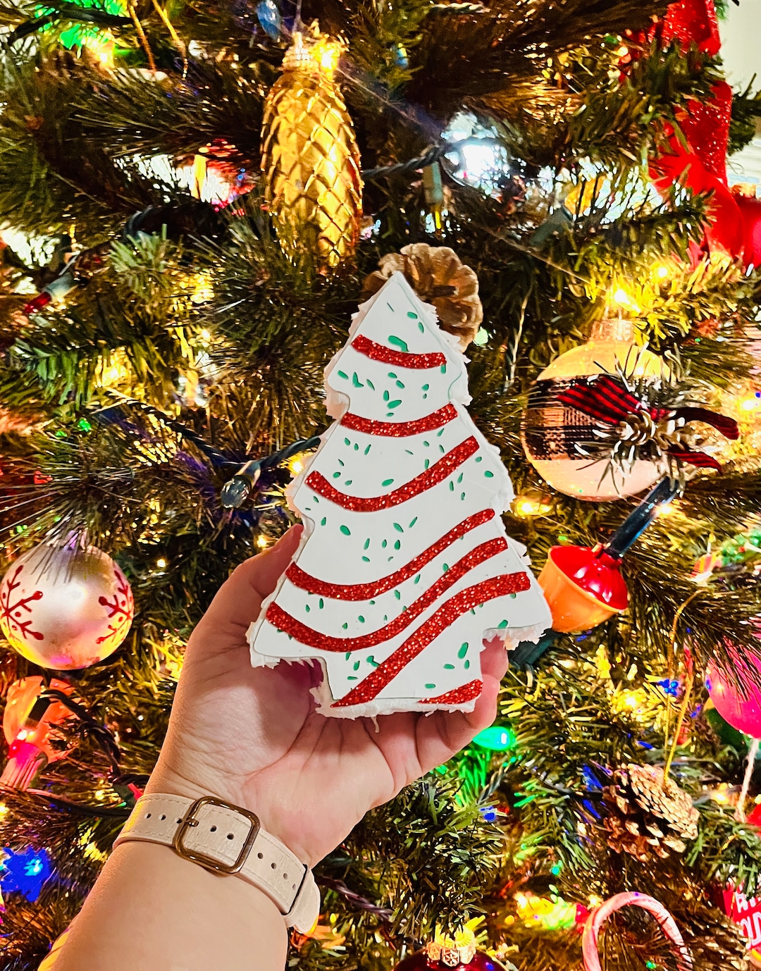 Tree Cake Mini Piñata, Christmas Tree Cake, Tree Pinata, Christmas ...