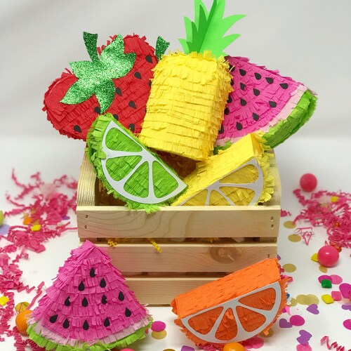 1x Mini Coconut Drink Piñata Tropical Party Beach Theme | Etsy