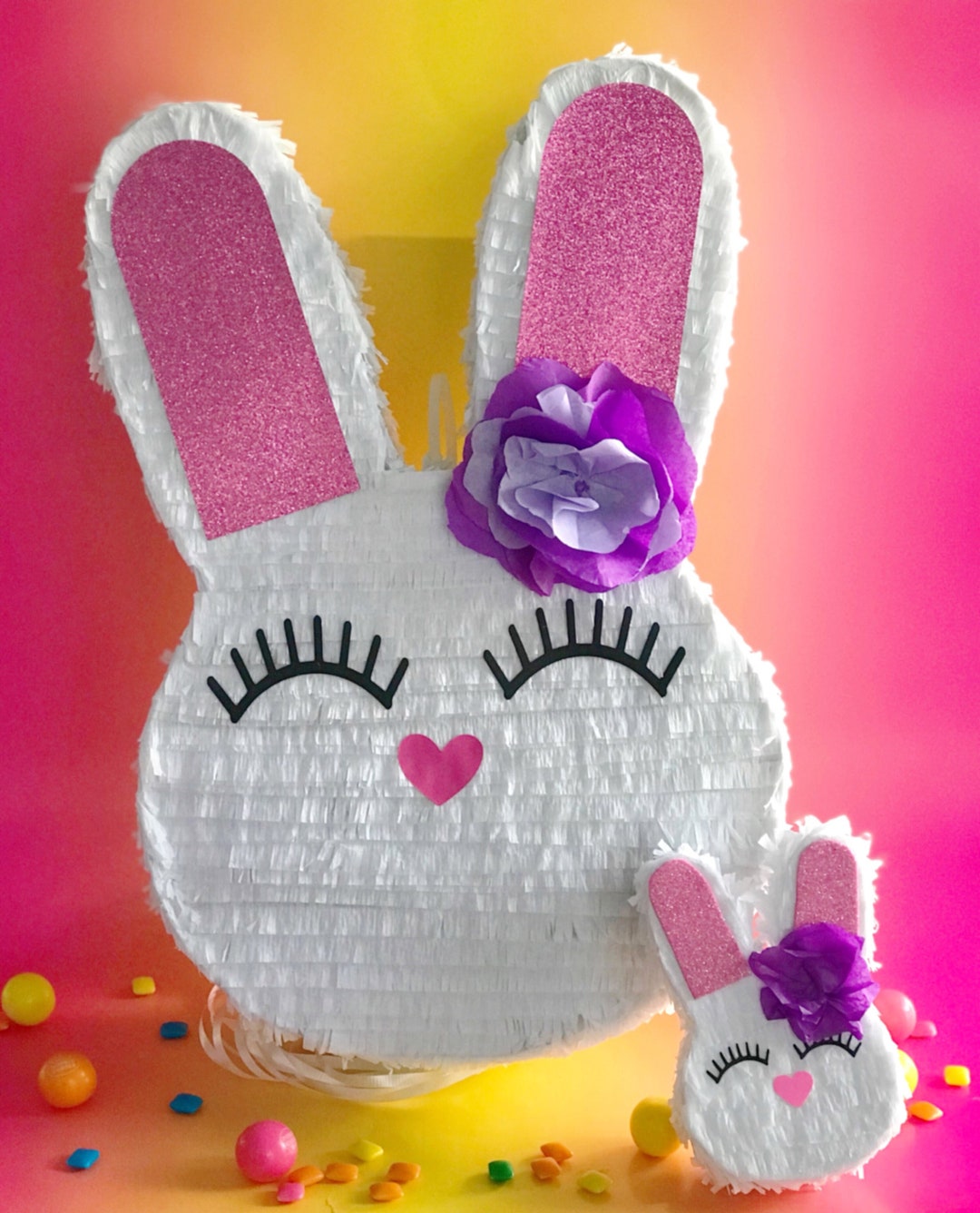 Bunny Pinata Easter Decoration Farm First Birthday Party Easter ...