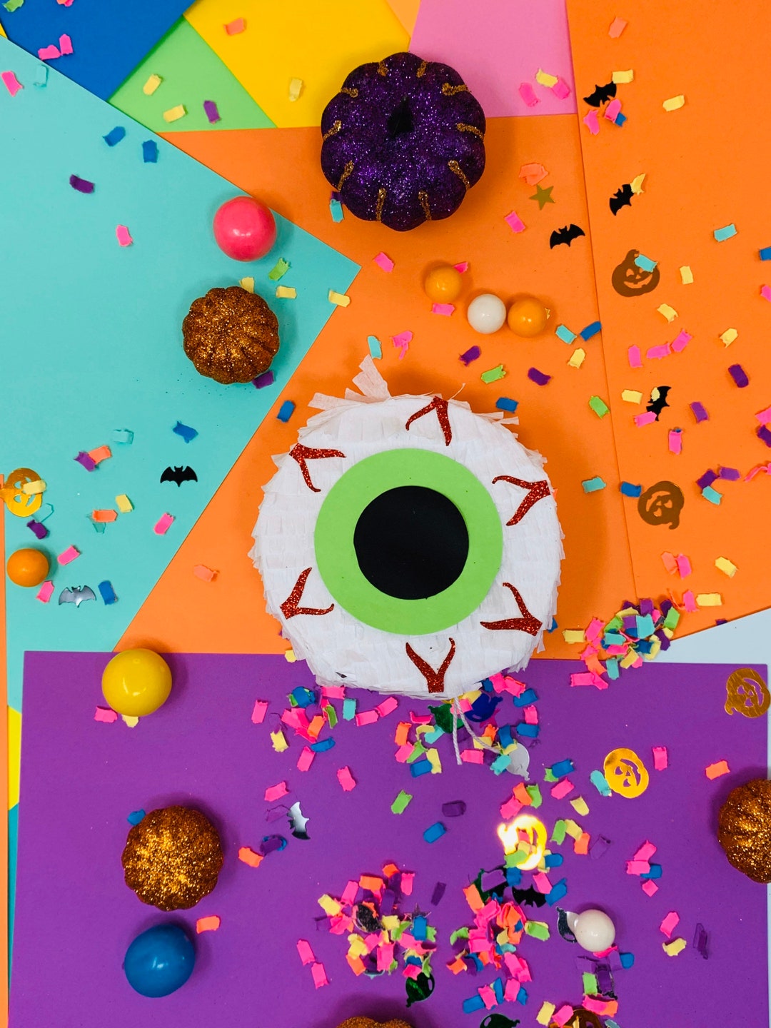 Eye Mini Pinata, Halloween Mini Pinata, Evil Eye Pinata, Halloween ...