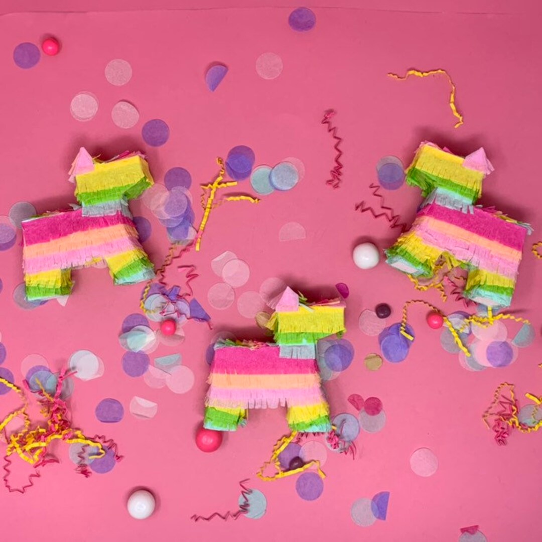 Donkey Mini Piñata Cinco De Mayo Party Favors First Fiesta - Etsy