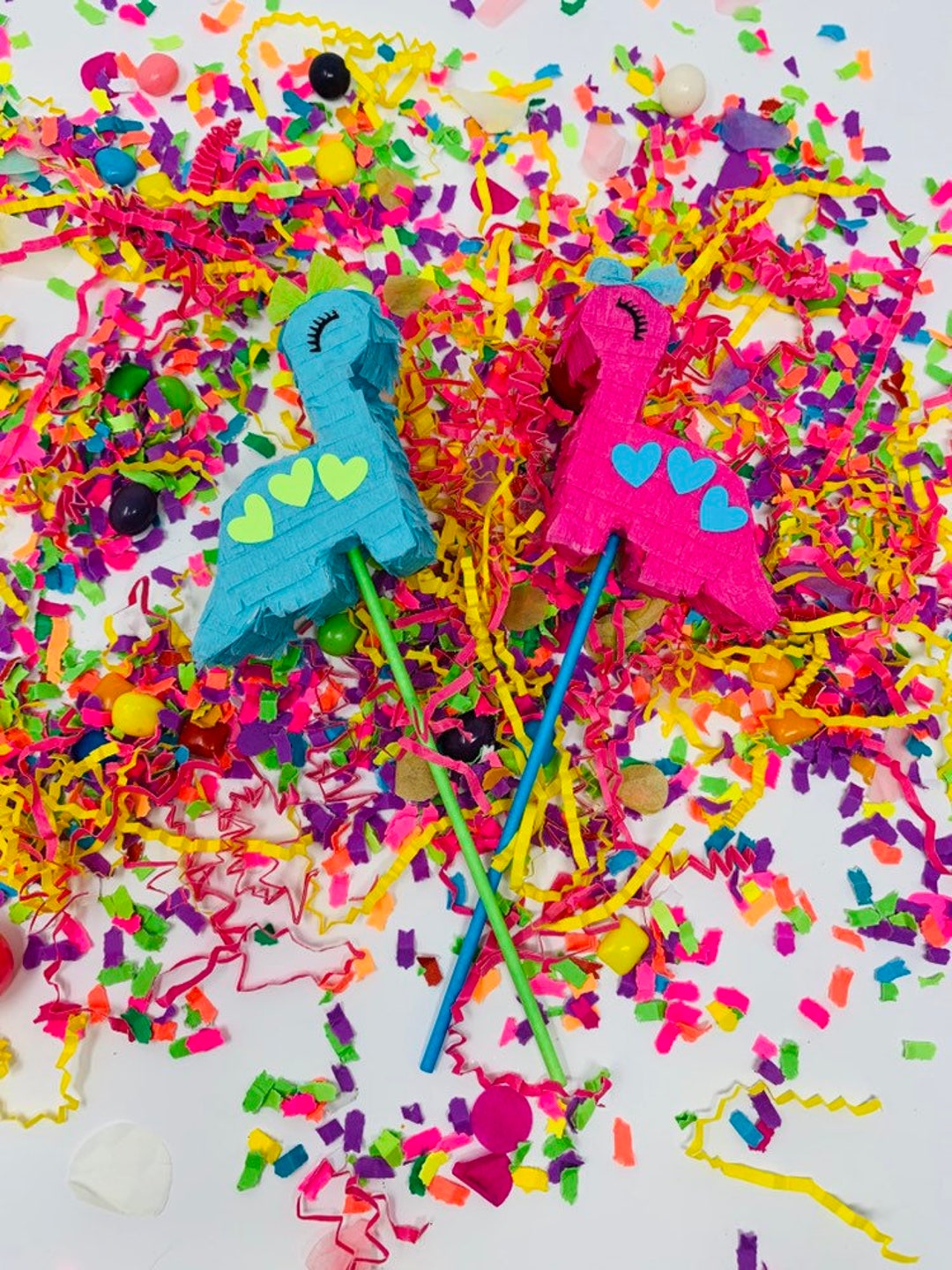 Custom Mini Dinosaur Piñata Cake Toppers for Birthday Parties - Etsy