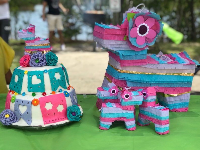 Donkey Piñata Party Favors: Fiesta Decor, Bridesmaid Proposal & Unique ...