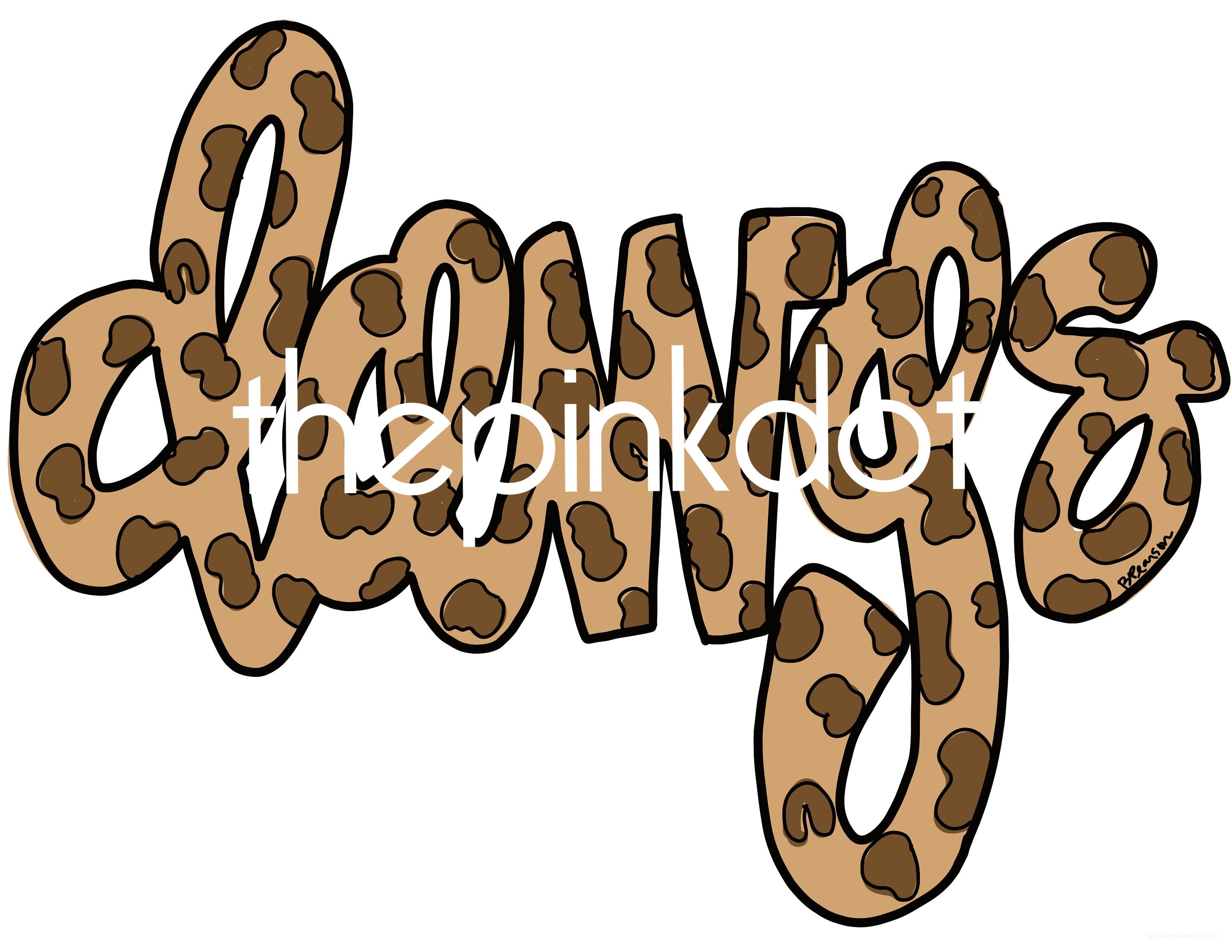 Dawgs Leopard Hand Drawn Sublimation Download Only - Etsy