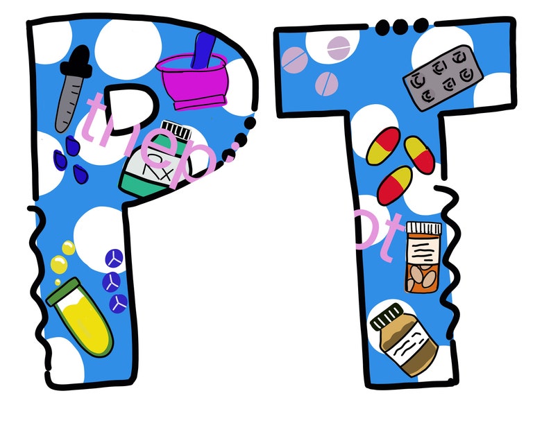 Pharmacy Tech Hand Drawn Digital Download - Etsy