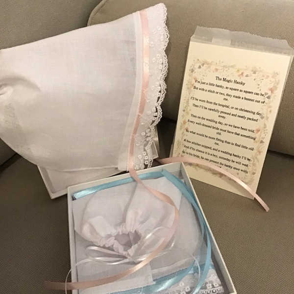 Magic Hanky Baby Bonnet Keepsake - Etsy