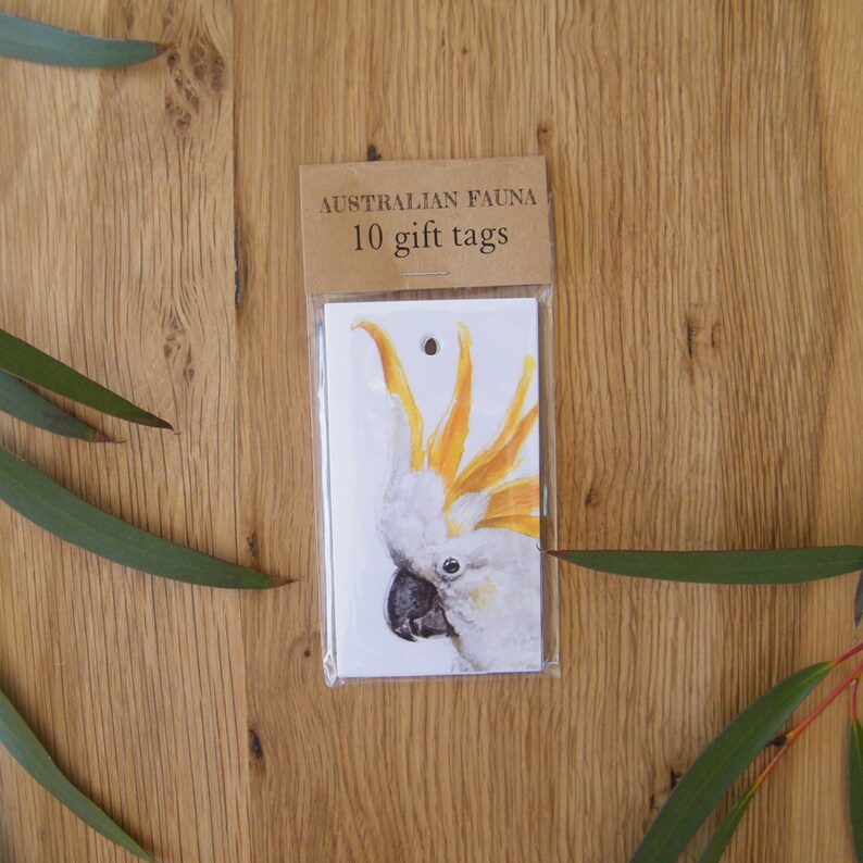 Set of 10 Native Fauna Gift Tags Series 1 Australian Fauna | Etsy Australia