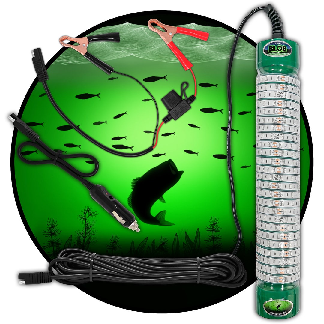 15000 Lumen Green LED Fishing Light, Underwater, Boat/dock, Night Lure ...