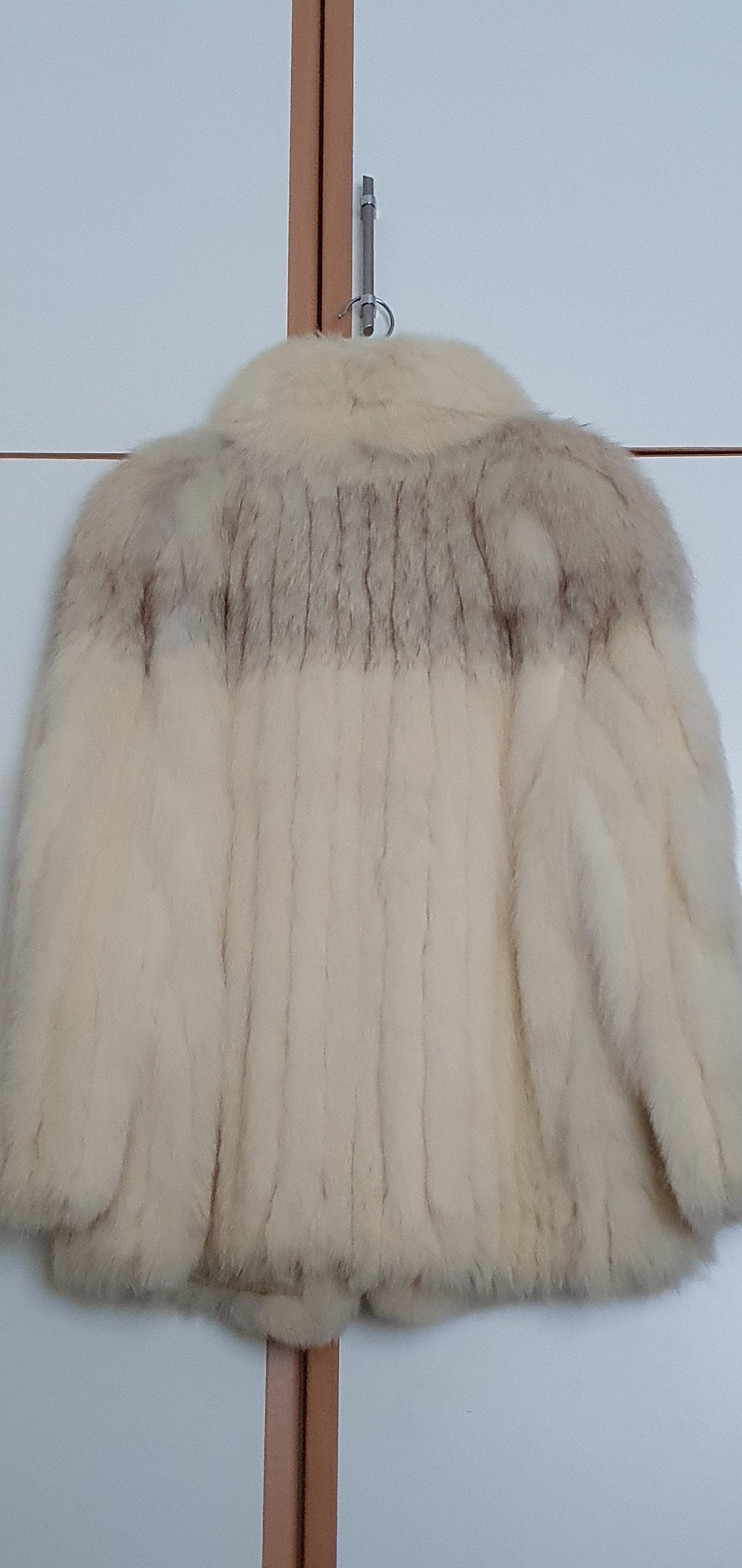 Stunnish Natural Saga Blue Fox Fur Coat Natural Grey Shadow Size M/40 ...