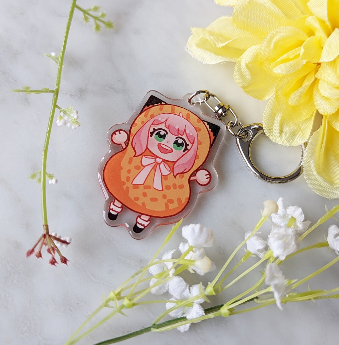 Peanut Anya Double Sided Acrylic Charm - Etsy