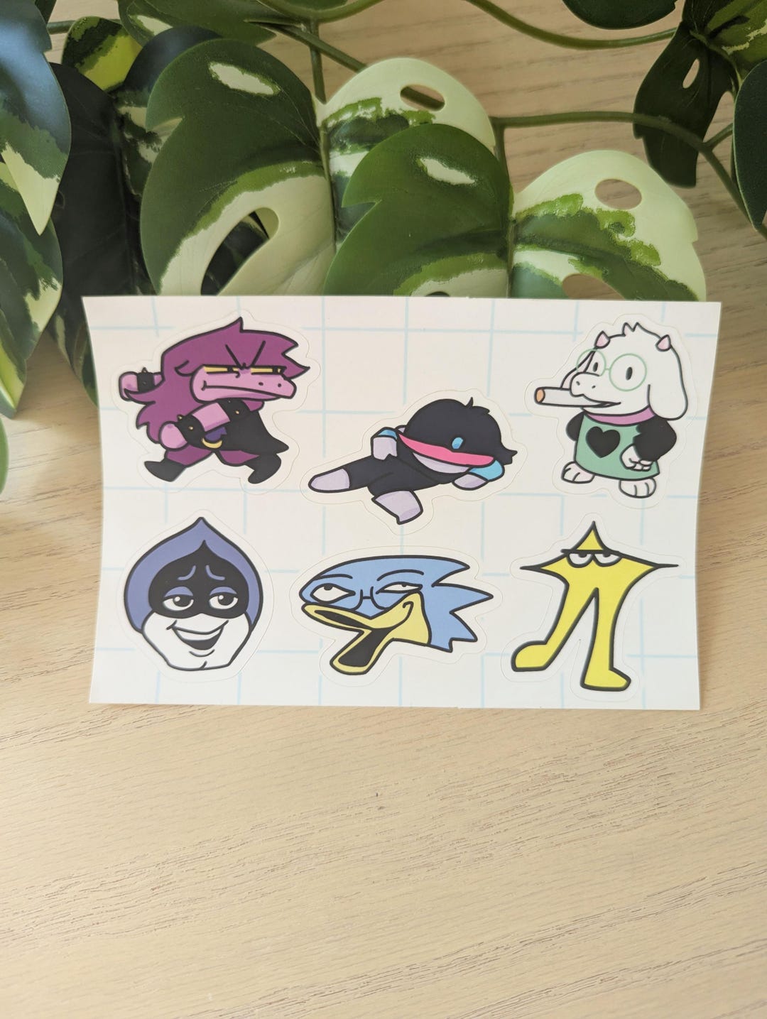 Deltarune Meme Sticker Sheet - Etsy