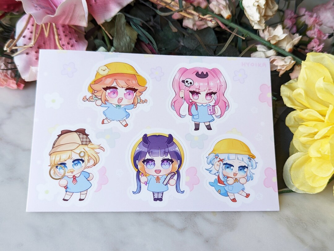 Holo Myth Kindergarten Sticker Sheet - Etsy