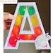 3D Alphabet Shaker Letters A-Z, 3D Alphabet Shaker Molds, 3D Shaker ...