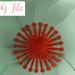 SVG Flower Center Template Paper Flower Template DIY Center | Etsy