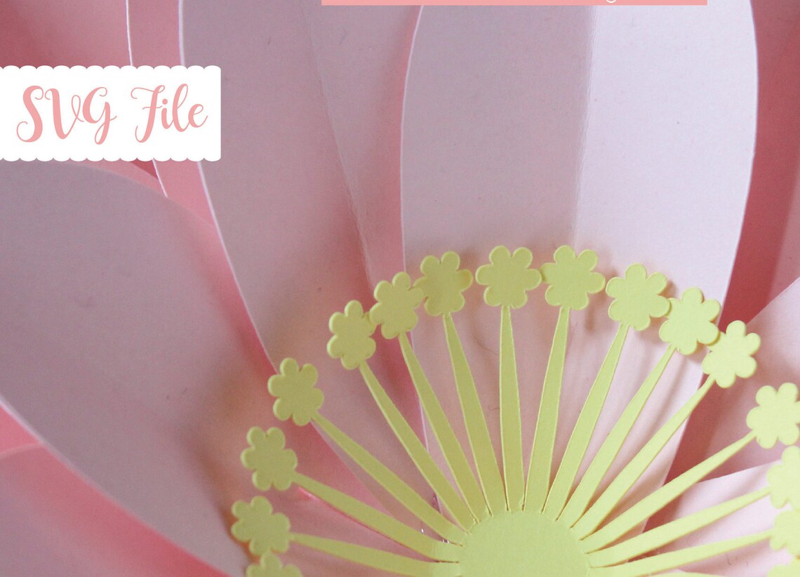 SVG Flower Center Template Flower Center Template Flower - Etsy