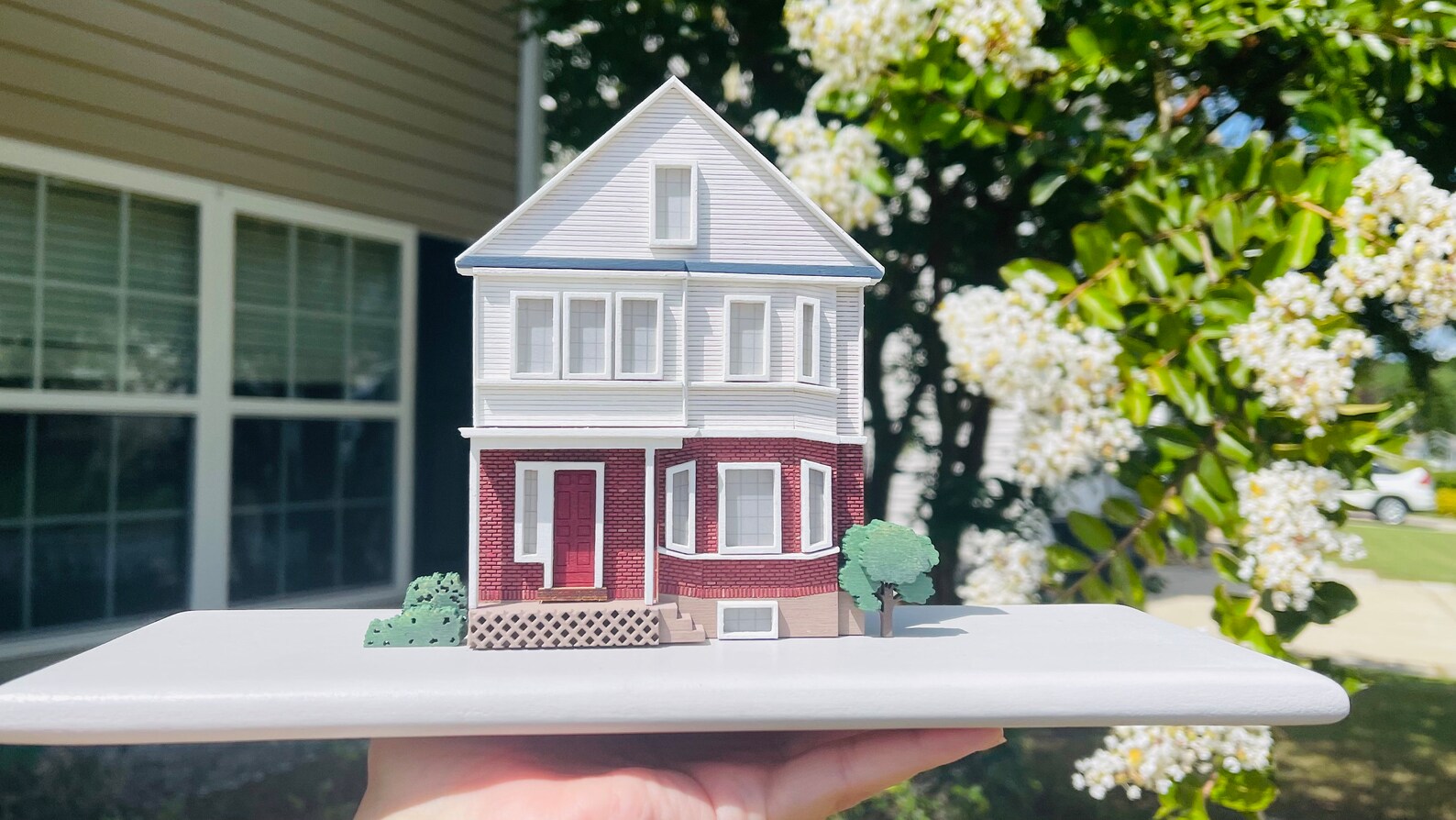 First Home Custom House Portrait 3d Model Custom House - Etsy