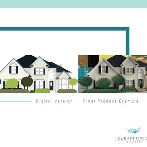 SVG File Custom House, Ready to Cut File, Laser Cut File, Multilayer ...