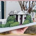 Custom Made House on Wooden Stand, Portrait House, Wooden House, House ...
