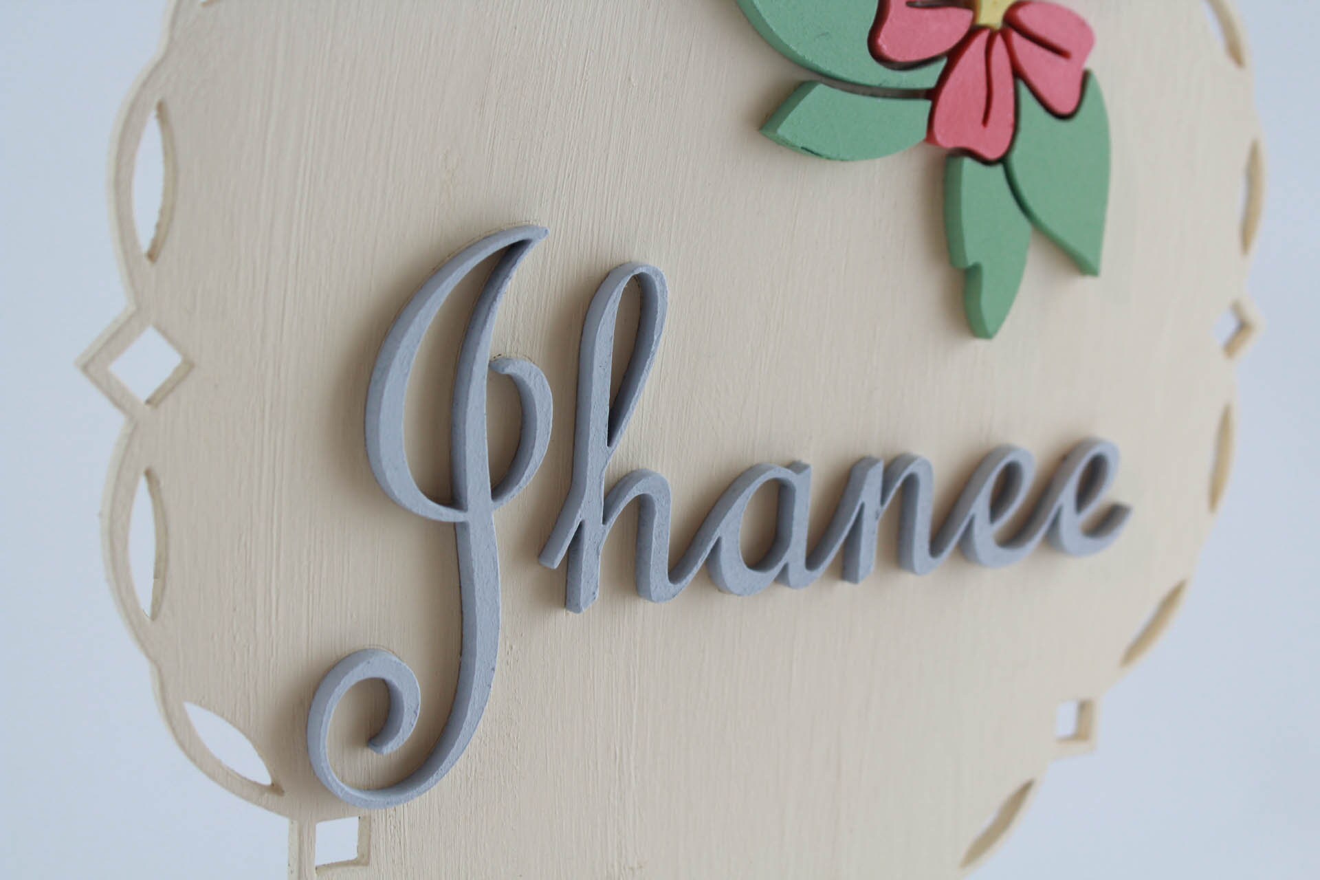 Custom Wooden Name Sign Personalized Sign Modern Home Decor. | Etsy