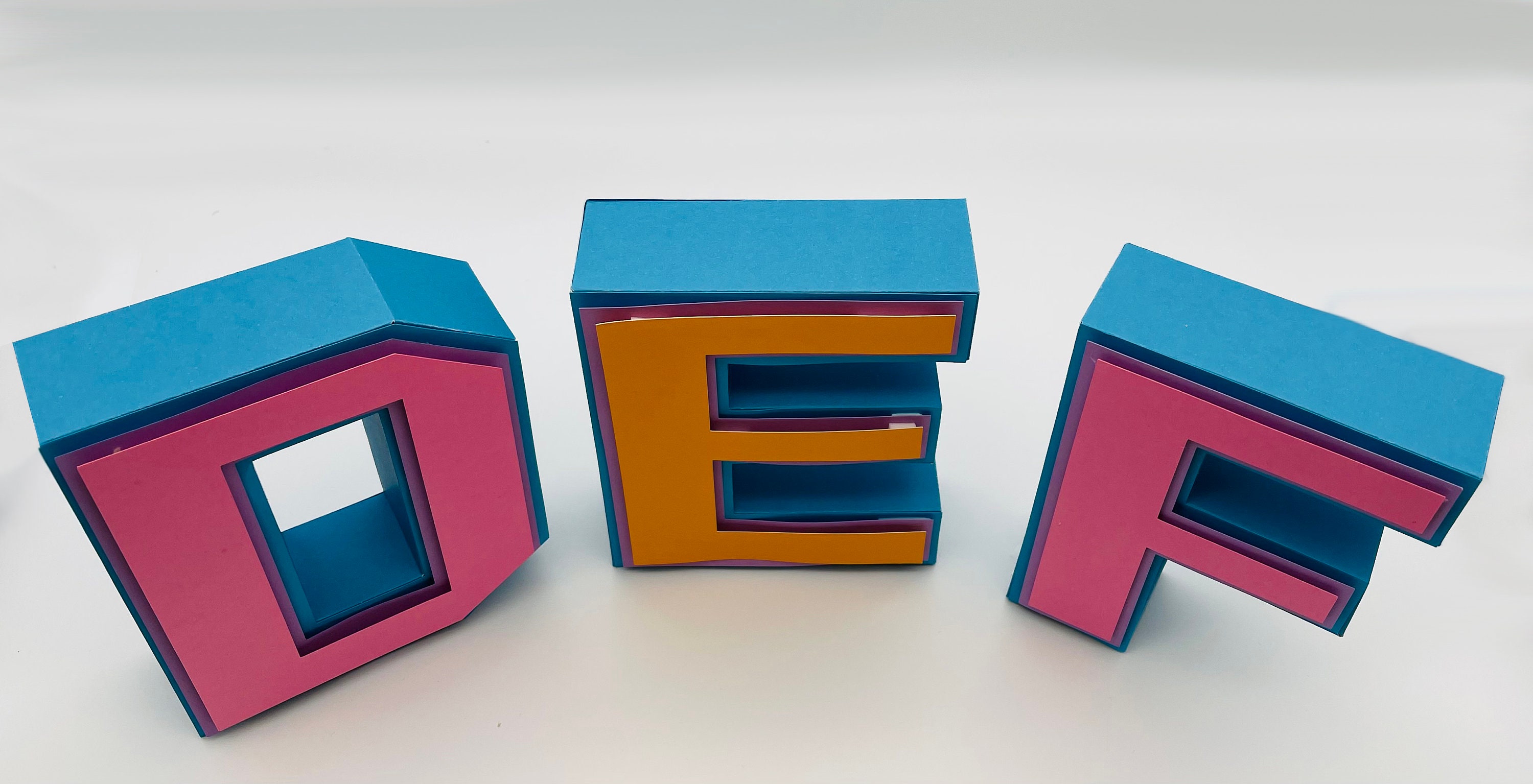 3D Alphabet Letters A-Z, 3D Alphabet Molds, 3D Alphabet Templates, SVG ...