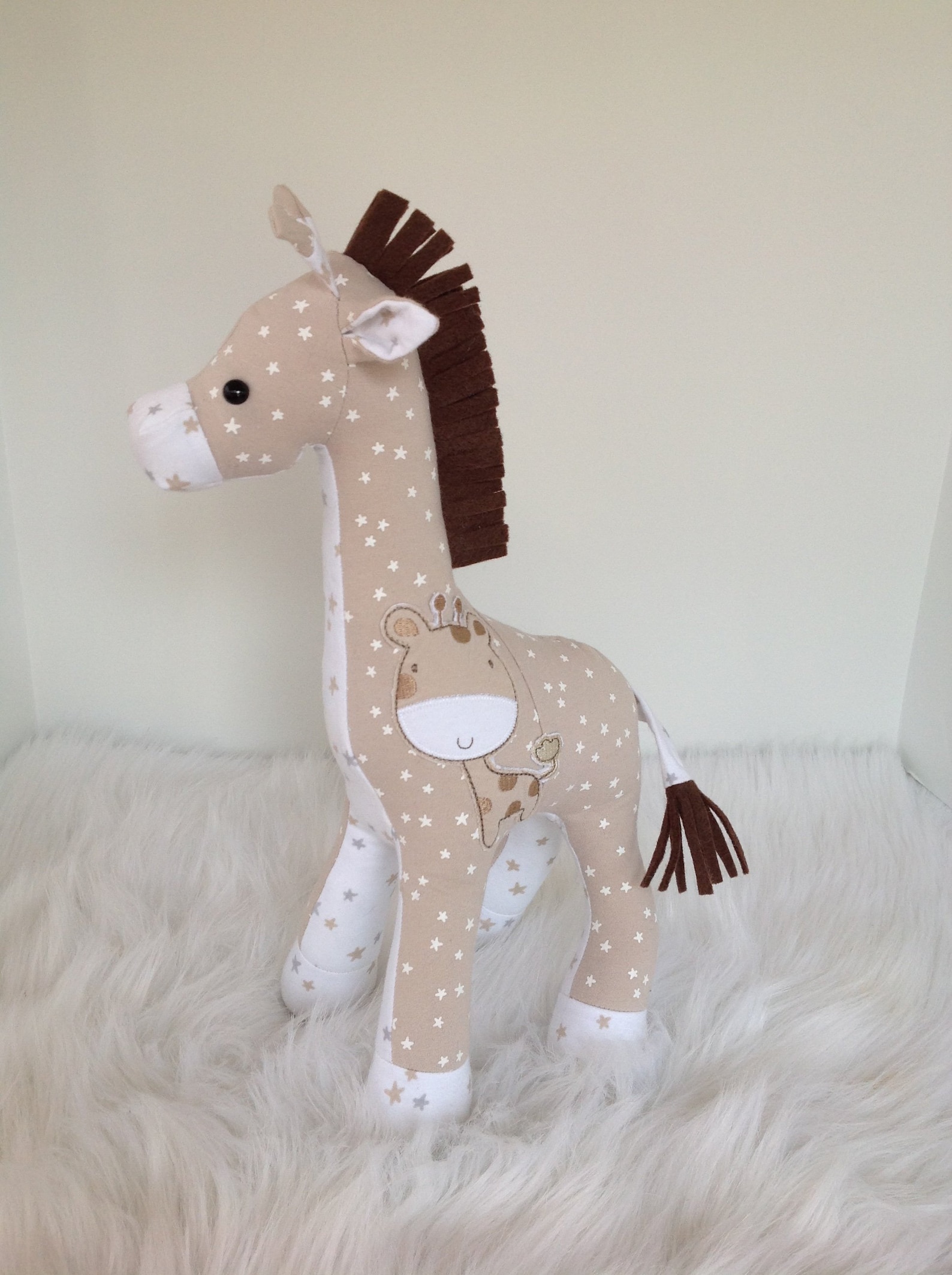 Memory Bear Keepsake Animal Giraffe Custom and Handmade | Etsy