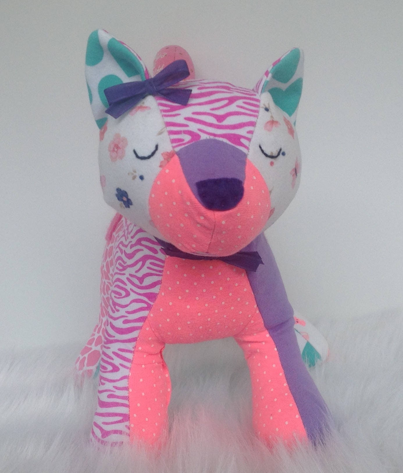Memory Bear Keepsake Animal Cat--- Custom and Handmade From Baby ...