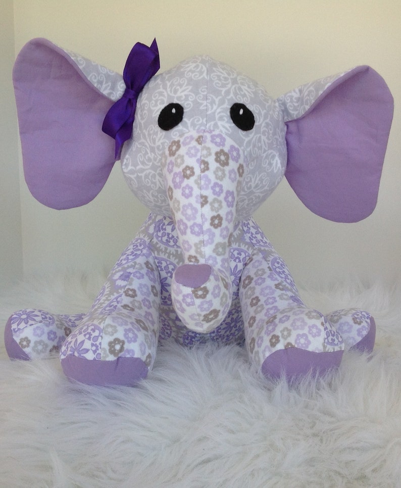 Memory Bear Keepsake Animal Elephant Custom and Handmade - Etsy