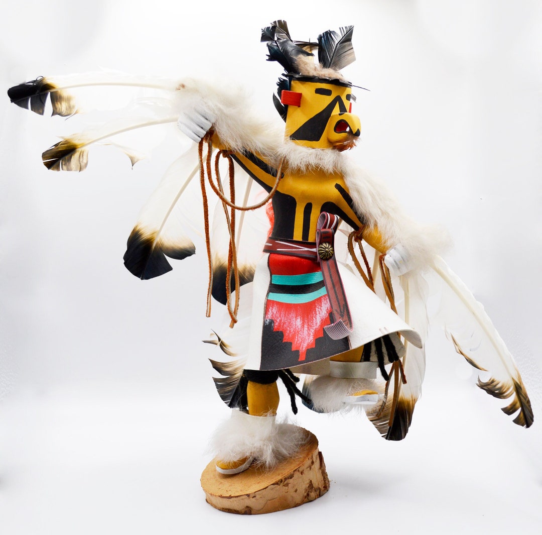 Dancing Kachina Doll With Beak, Feathers - Etsy