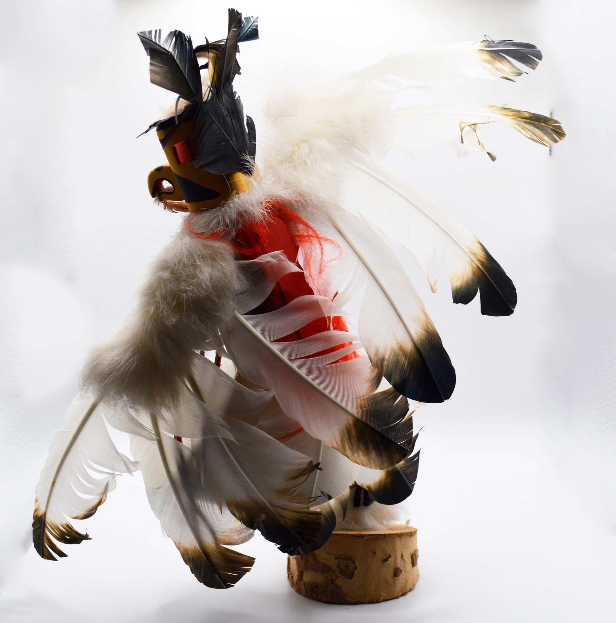 Dancing Kachina Doll With Beak, Feathers - Etsy
