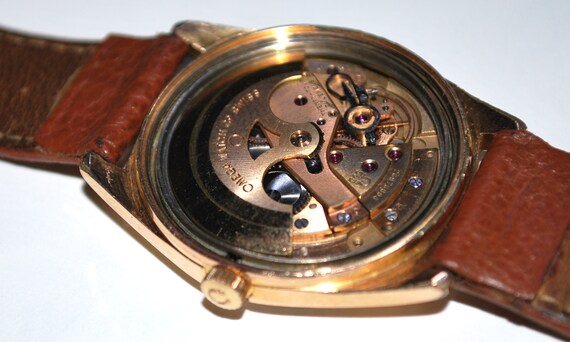 Omega 24 Jewel Automatic 1968 Vintage Rose Gold Case … - Gem