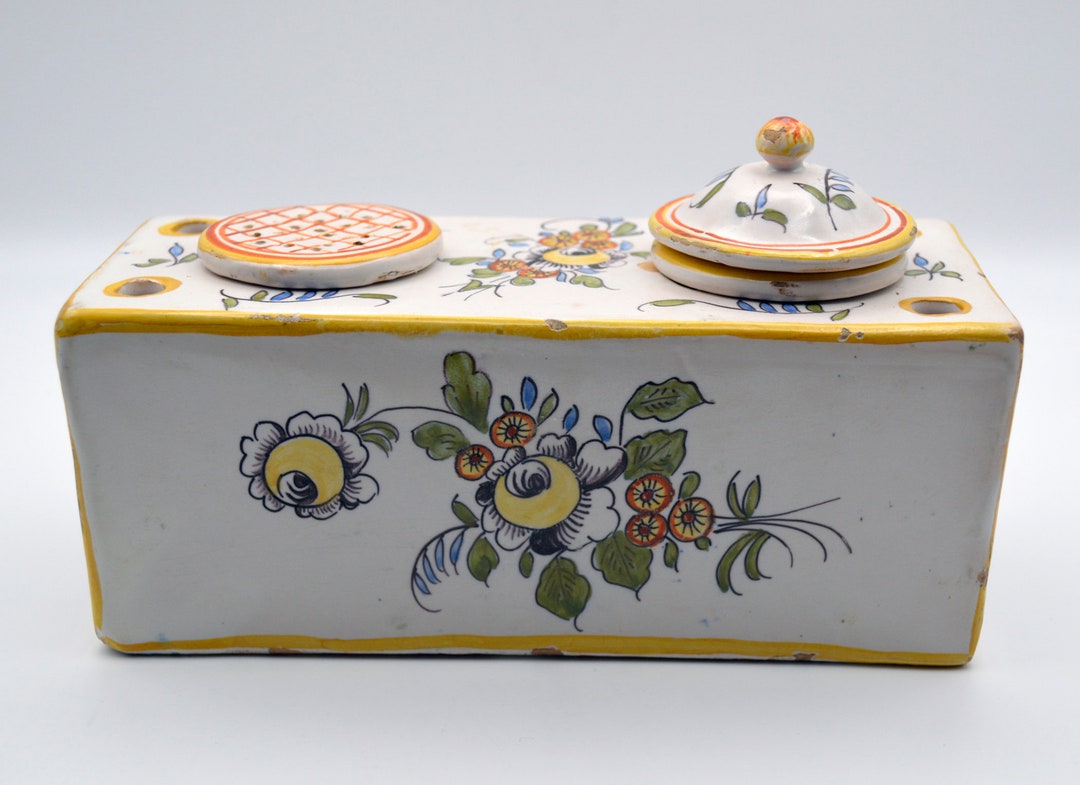 Late 18c Inkwell and Pounce Pot Stand With Quill Holders - Etsy