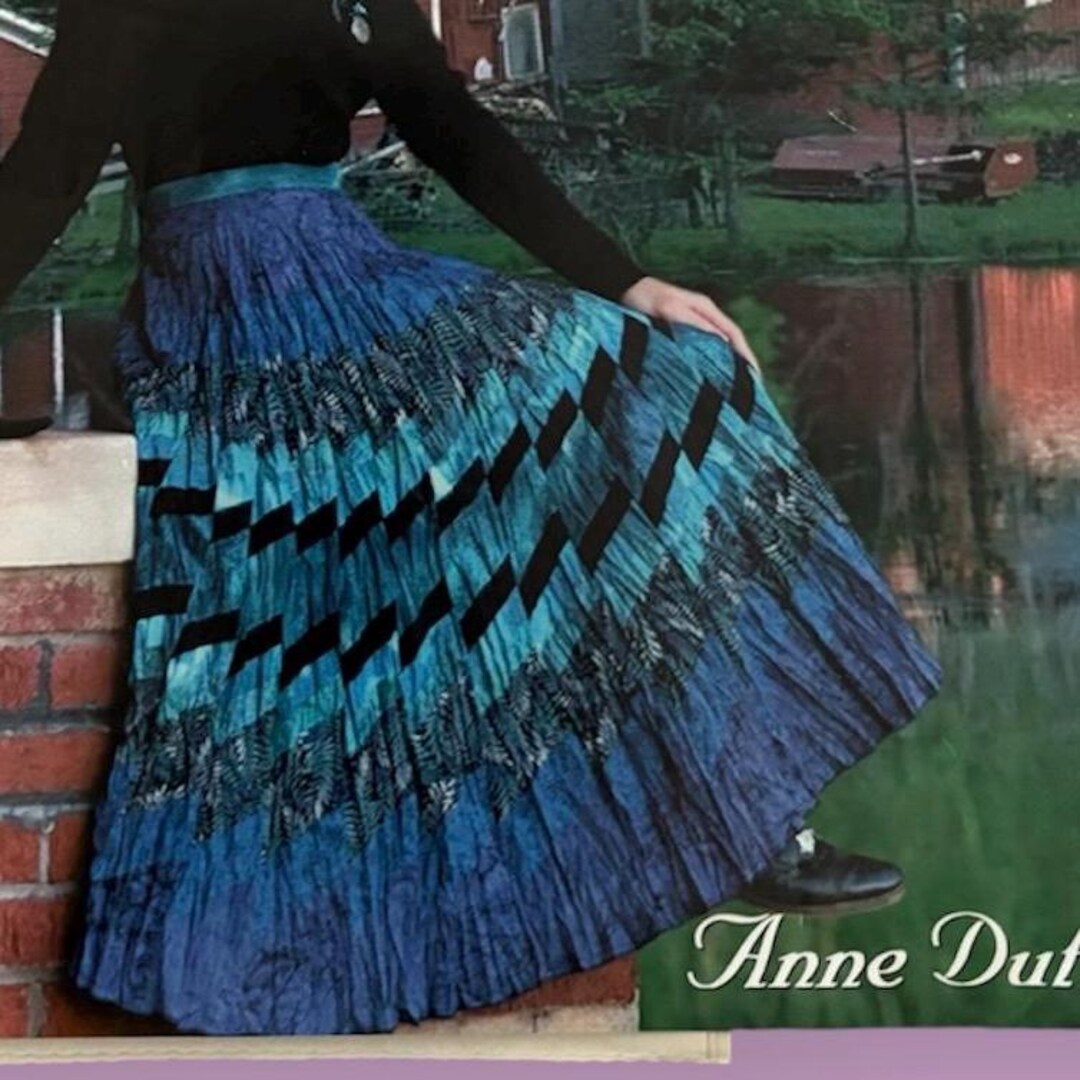 Anne Dutton Swirling Patchwork Skirt Uncut Sewing Pattern All Sizes ...