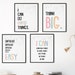 Set of 4 Classroom Growth Mindset Prints Bundle Motivational - Etsy