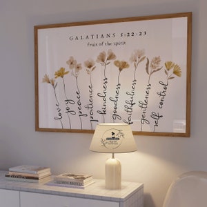 New Christian Home Housewarming Wall Art Gifts Fruit of the Spirit ...
