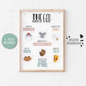 Ten 10 Commandments Wall Art, Books of the Bible Poster, Sunday School ...