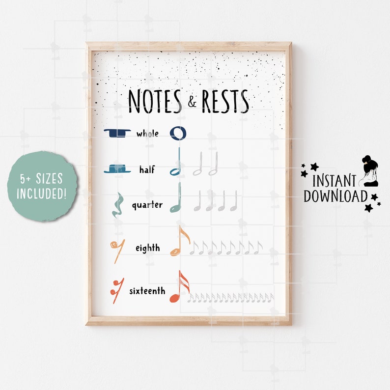 Music Theory Student Classroom Teacher Education Printable - Etsy