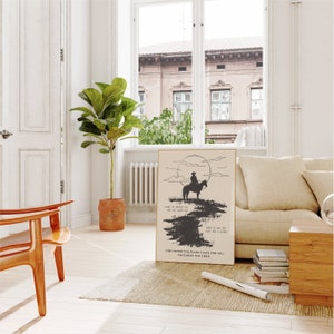 Desert Bible Verse Western Wall Art Modern Christian Artwork Wild West ...