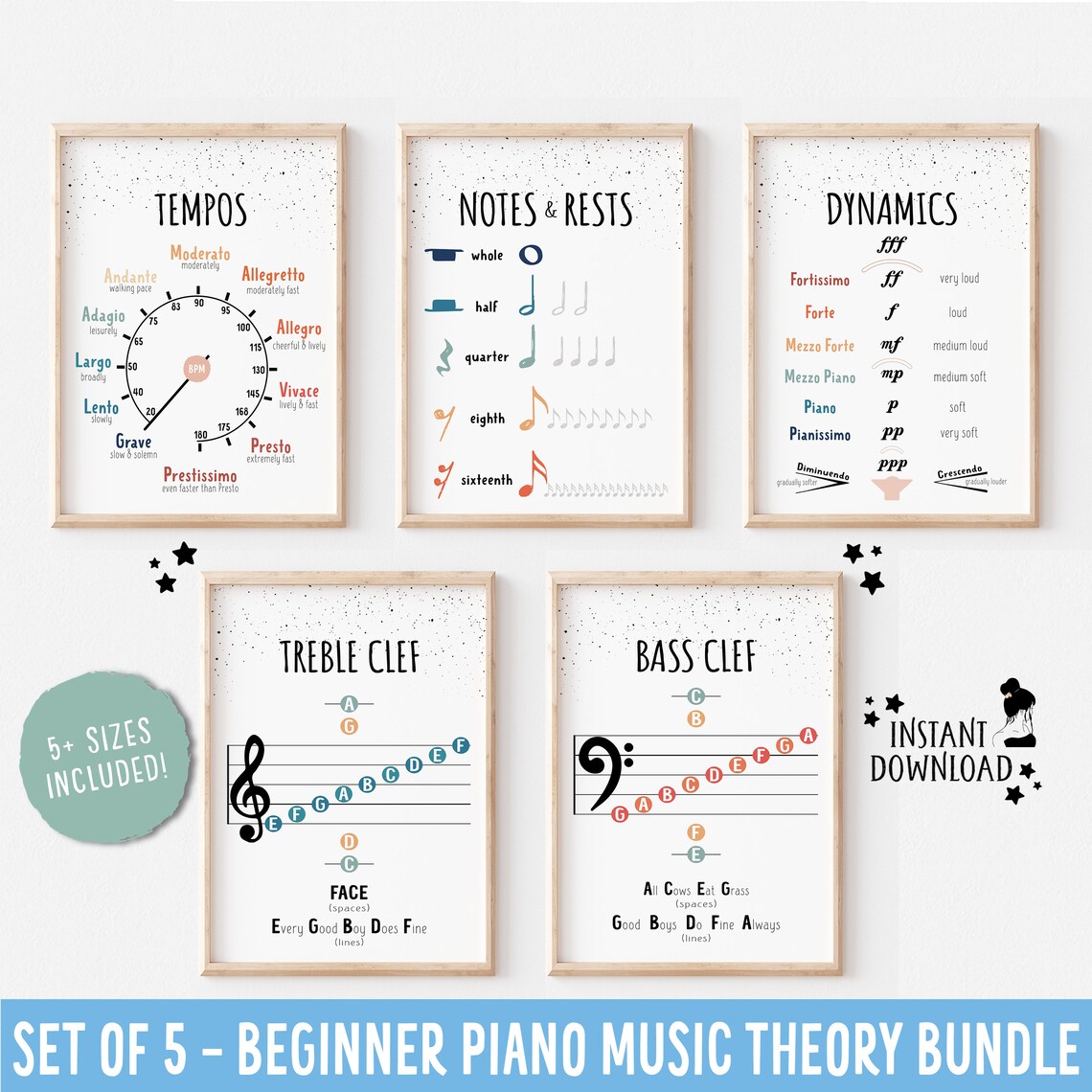 Music Theory Student Classroom Teacher Education Printable - Etsy