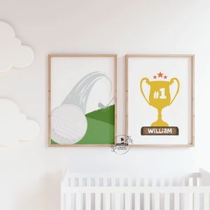 Golf Nursery Boy Gallery Boys Room Sports Playroom Decor Kids Sports ...