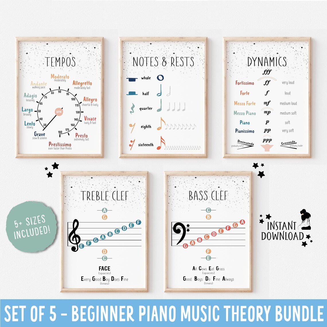 Music Theory Student Classroom Teacher Education Printable - Etsy