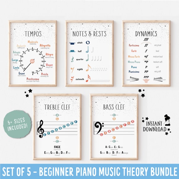 Music Theory Student Classroom Teacher Education Printable - Etsy