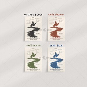 Desert Bible Verse Western Wall Art Modern Christian Artwork Wild West ...