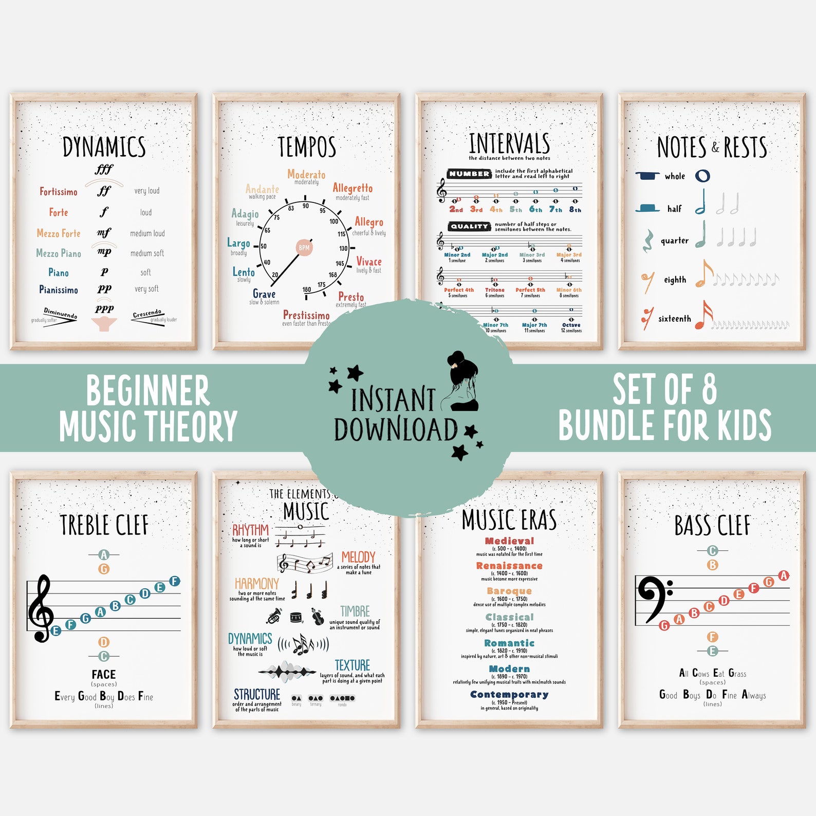 Music Theory Student Classroom Teacher Education Piano - Etsy UK