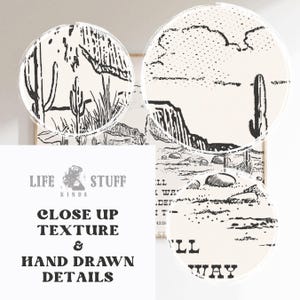 Desert Bible Verse Art Western Christian Home Decor Landscape Cowboy ...