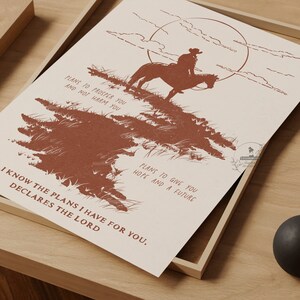 Western Christian Artwork Southwestern Home Decor Desert Landscape ...