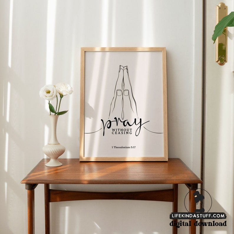 Modern Christian Wall Line Art Christian Bible Study Artwork - Etsy