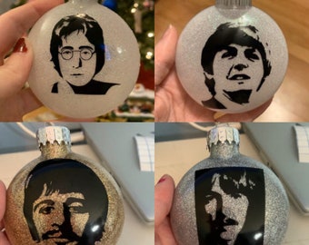 Christmas Ornaments the Beatles - Etsy