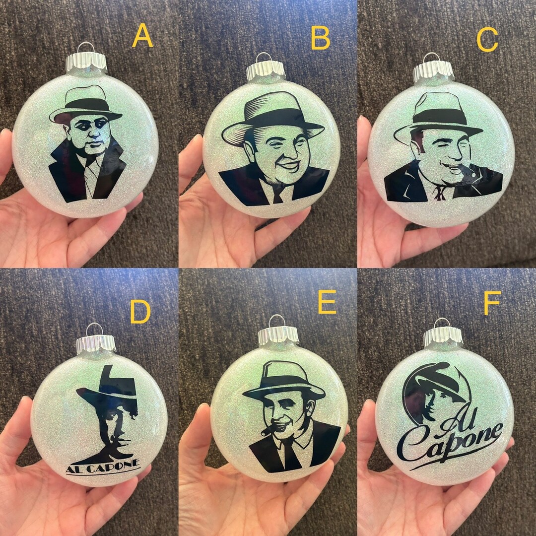 Handmade al Capone Christmas Ornaments See Details - Etsy