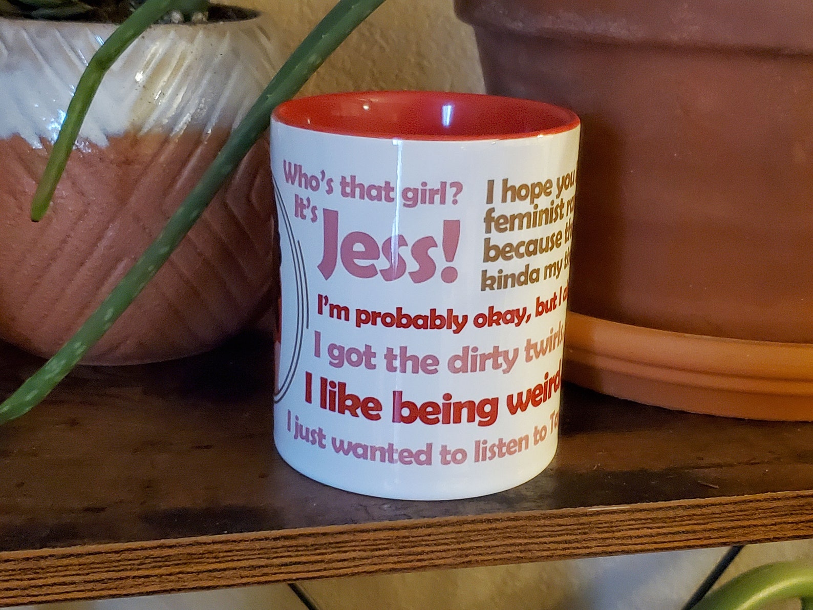 Jessica Day Quotes Mug, New Girl, TV Show, Red Mug - Etsy